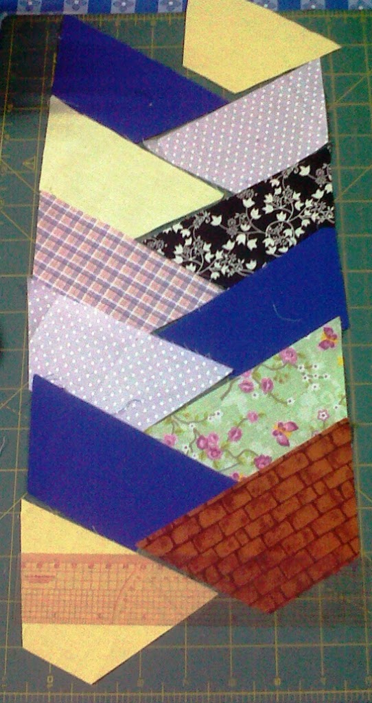 Atelier Lili Ponto a Ponto: Patchwork trapézio fácil.