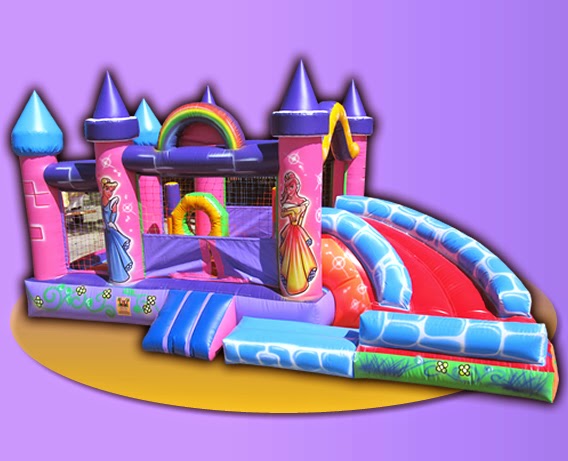 Un castillo inflable se elevó a 15 metros de altura con tres niños ...