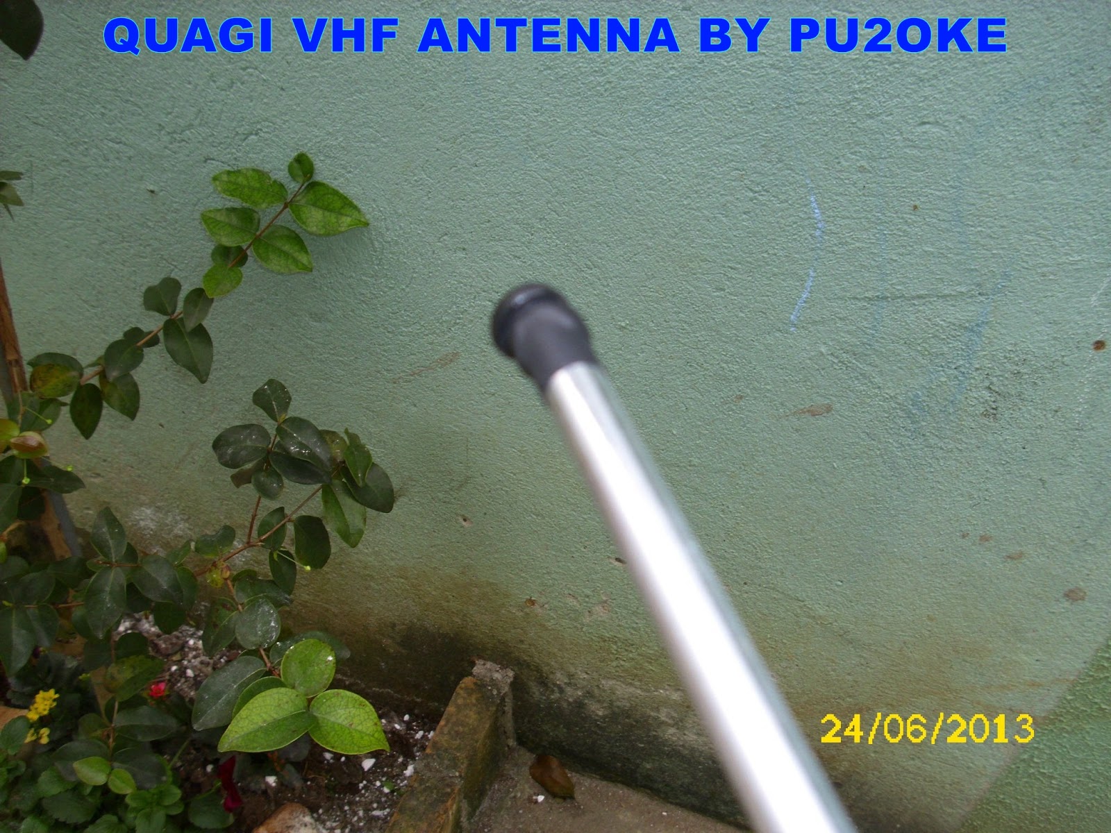 PU2OKE - S.RICARDO: HOMEBREW QUAGI ANTENNA VHF/UHF BY PU2OKE
