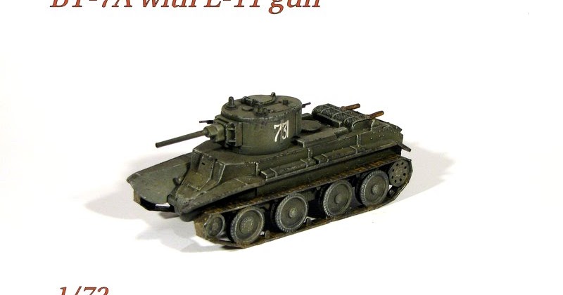 Gulumik Military Models: BT-7A with L-11 gun 1/72