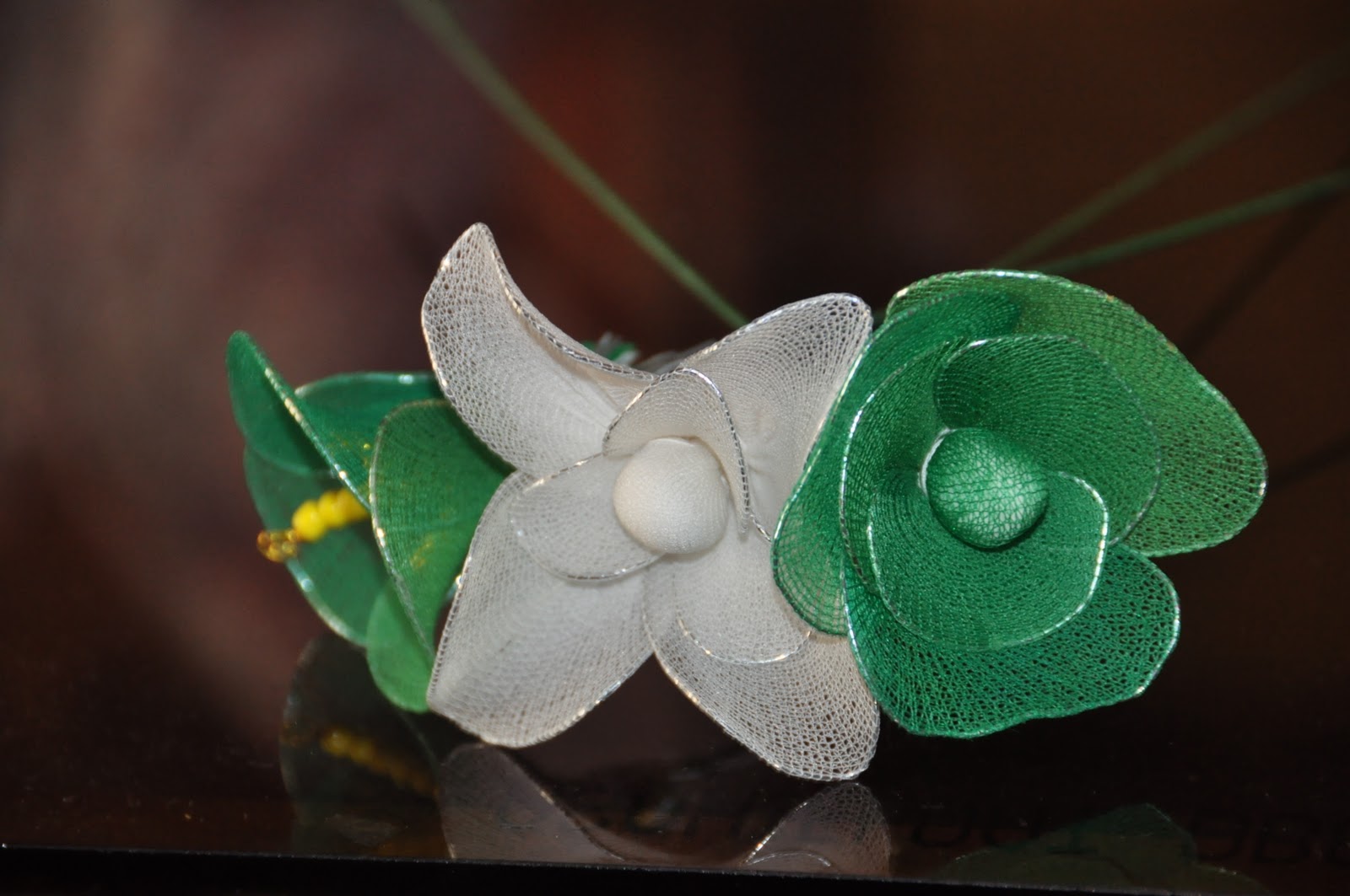 Luv For Krafts: Stocking/Nylon Flower Making