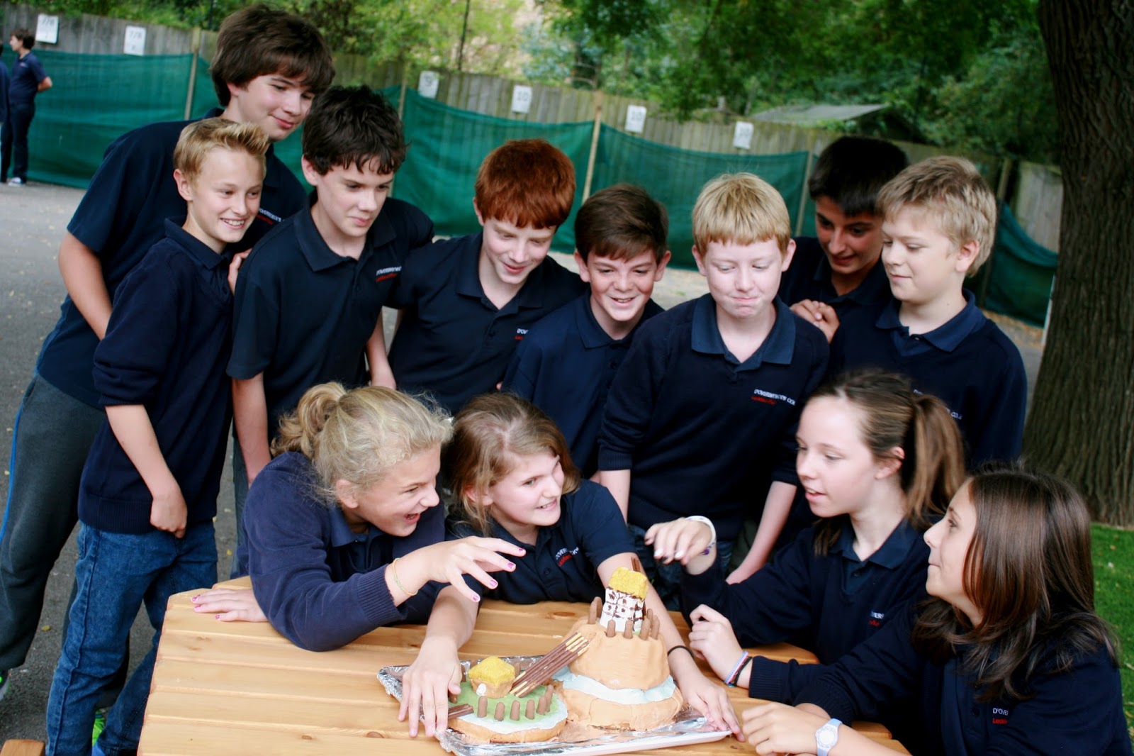 Leckford Place News: Amelia's motte-and-bailey castle cake causes a stir!