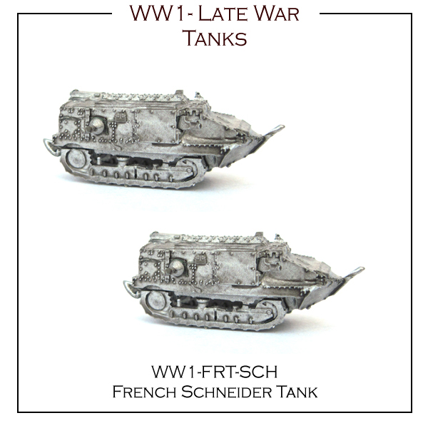 10mm Wargaming: Five New WWI Tanks from Kallistra