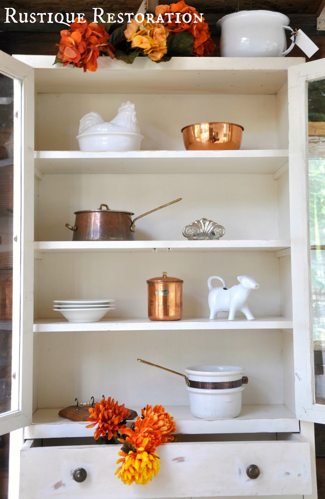 Rustique Restoration: Antique Primitive Hutch