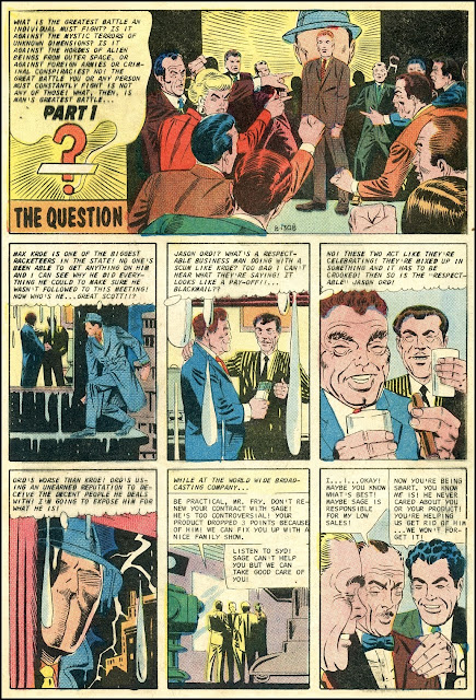 Don Mangus' "It Only Hurts When I Smirk.": Steve Ditko's The Question