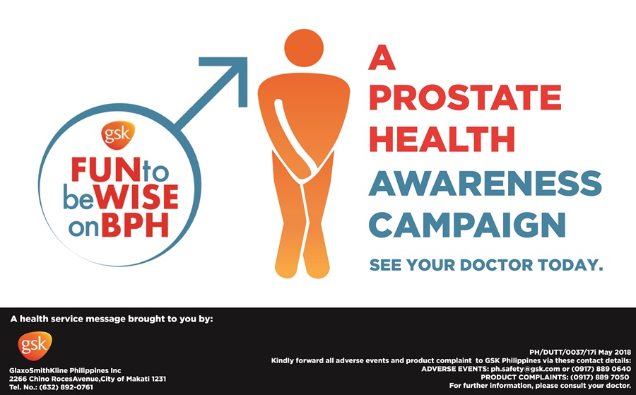 GSK Pioneers World BPH Day- Advocates Men's Prostate Health Awareness ...