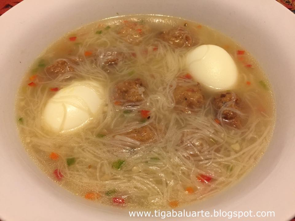 Casa Baluarte Filipino Recipes: Miswa Soup with Chicken Meat Balls