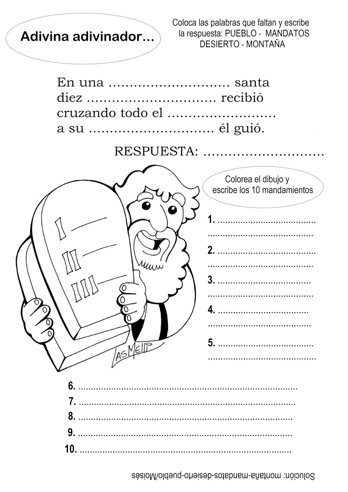 Cuarto Mandamiento Para Niños