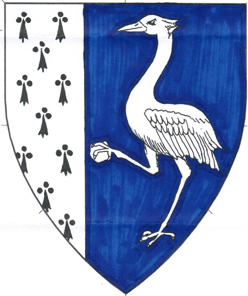 The Crane Book of Days: Heraldry is like giving birth