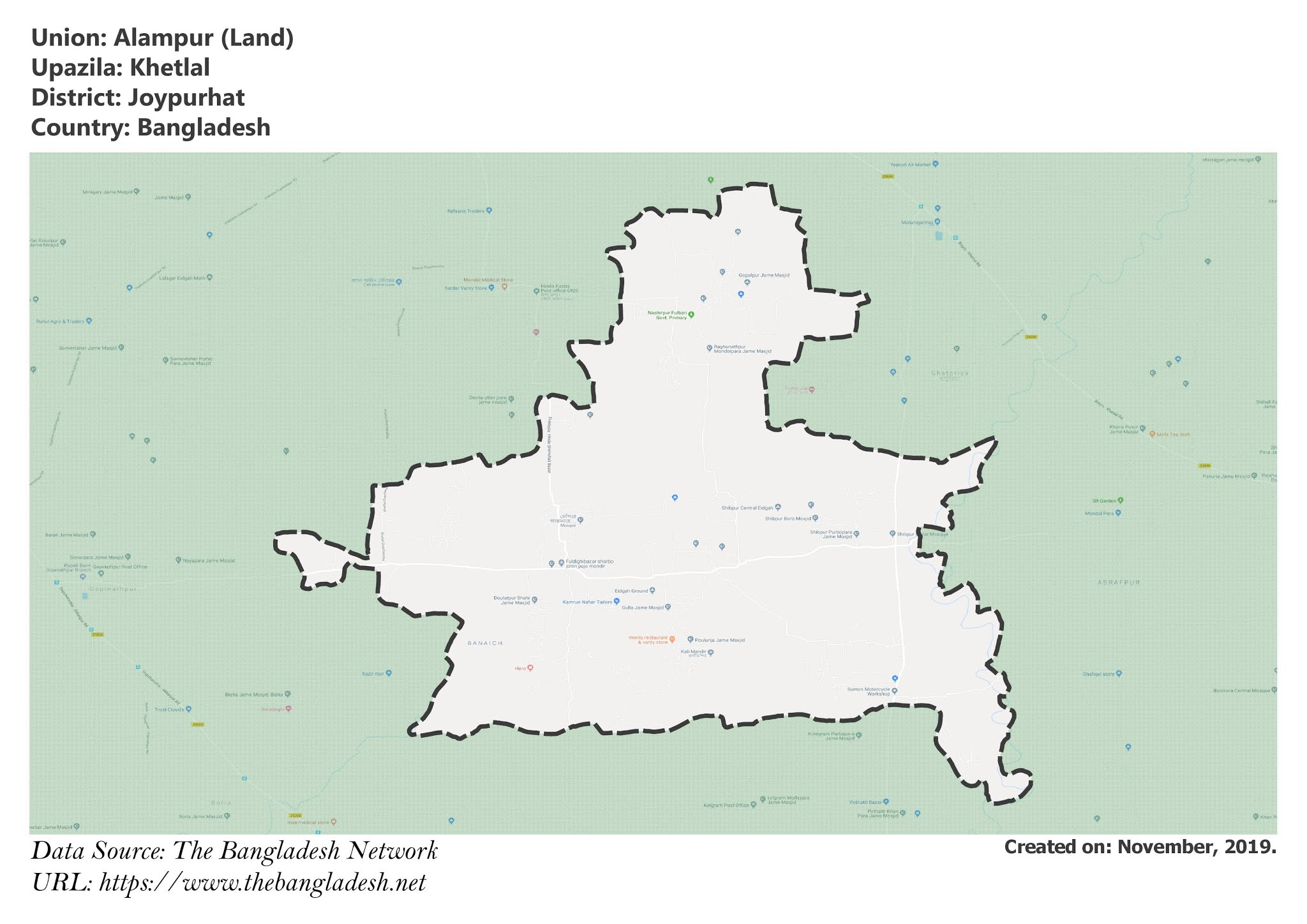 Alampur Union, Joypurhat