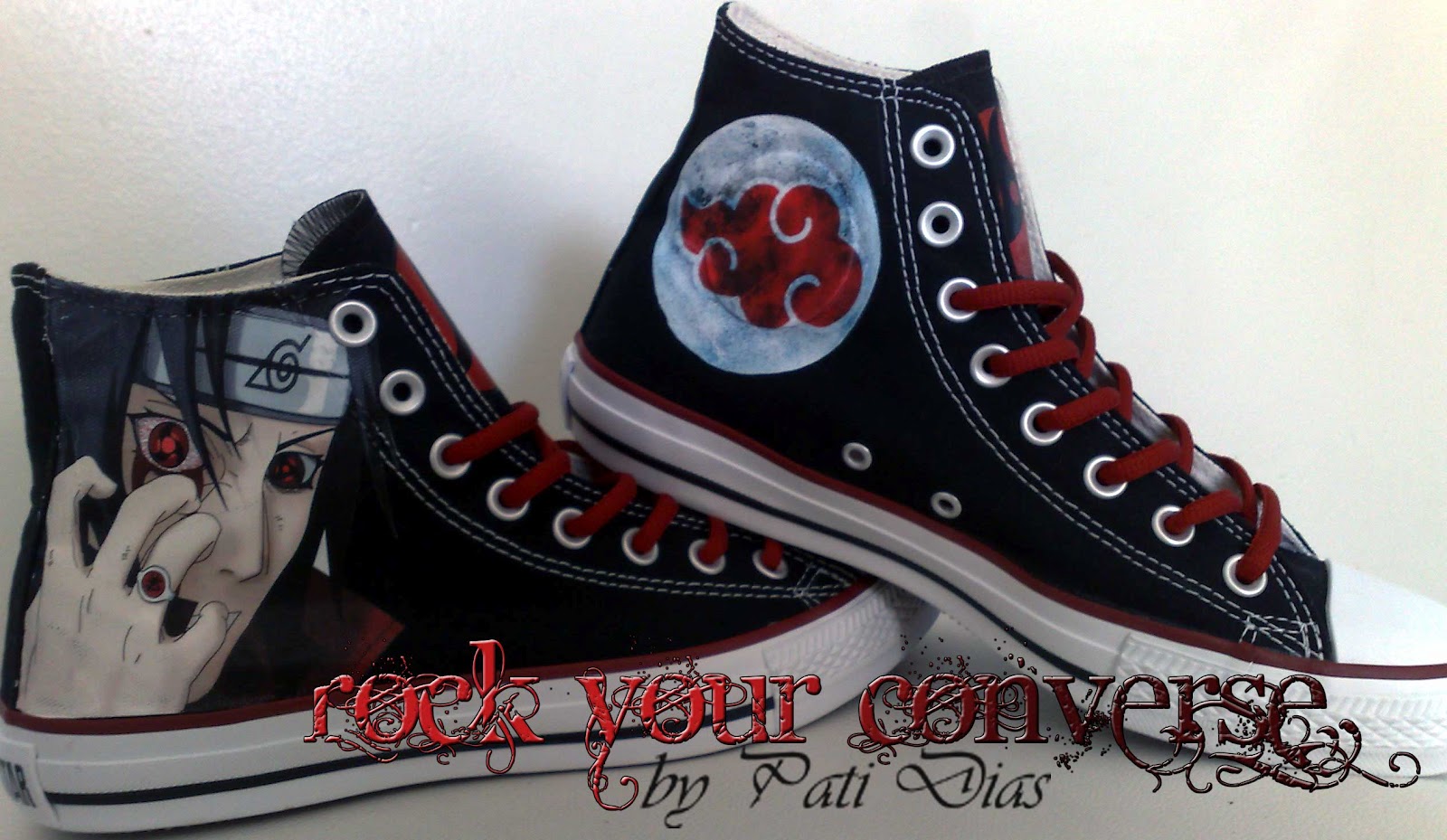 Converse All Star Customizado - Rock Your Converse!: Itachi Uchiha ...