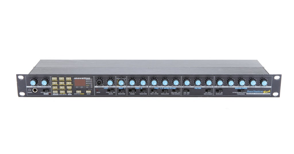 MATRIXSYNTH: Novation Bass Station Rack Analog Synthesizer SN 0003346