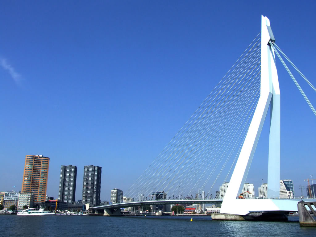 Erasmusbrug (Erasmus Bridge), Rotterdam, The Netherlands | ARCHITECTURE