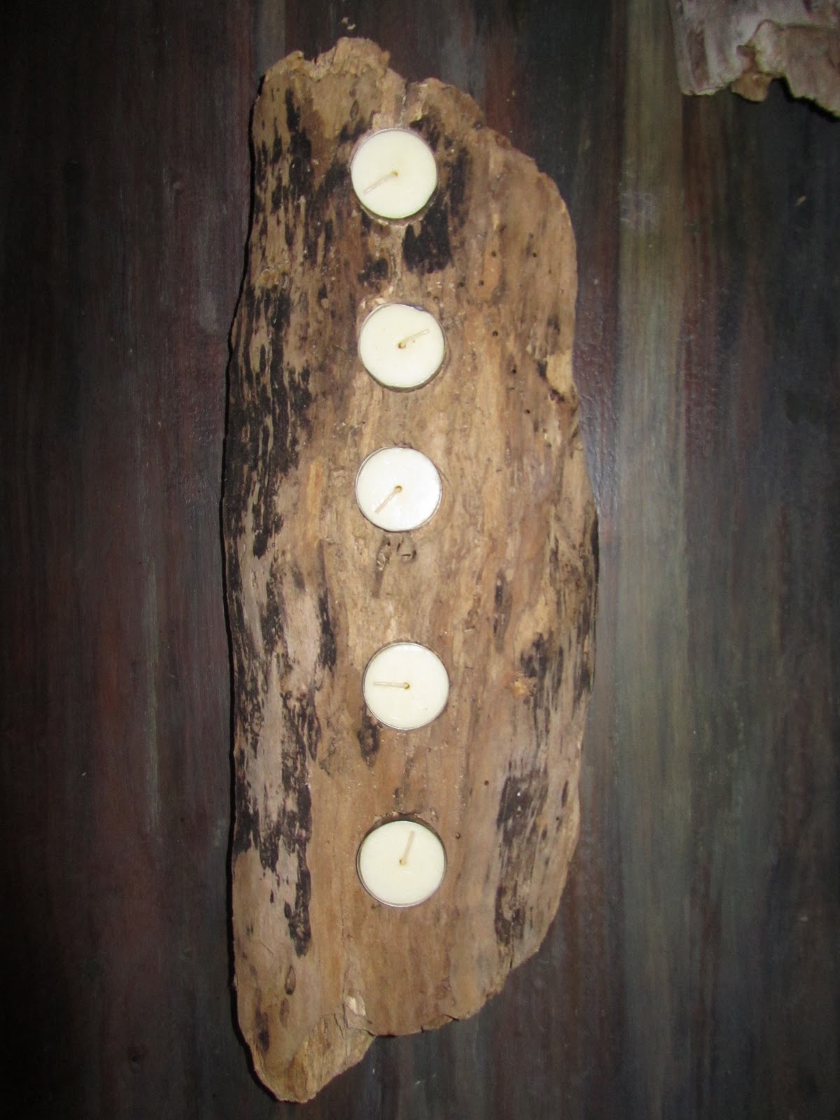 Driftwood Candle Holders