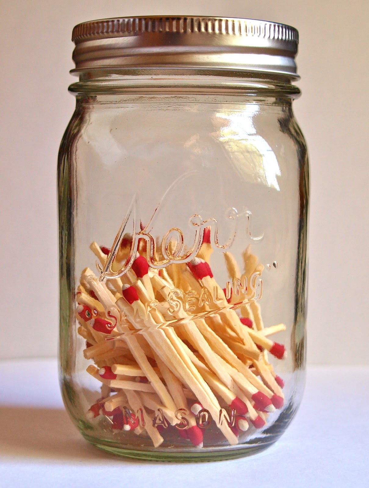 Crafternoon: Strike-A-Match Jar