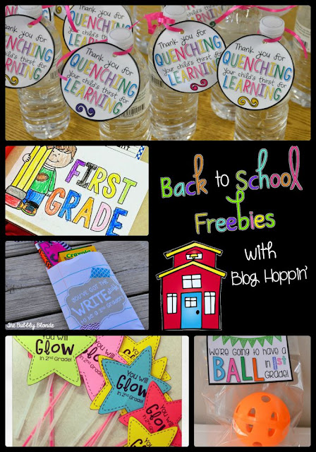 Blog Hoppin': Back to School FREE Printables