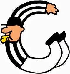 Alfabeto con árbitros de futbol. - Oh my Alfabetos!