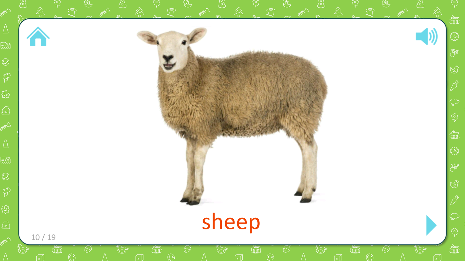 Flashcards for Kids: Sheep - Pets and Farm Animals - Flashcards for Kids