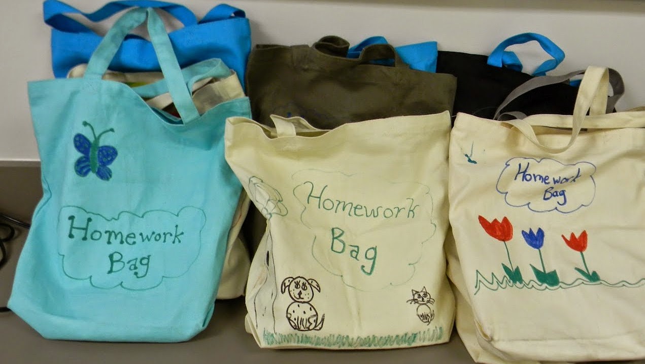 Not Just Child's Play: Challenging Young Minds: Homework Bags