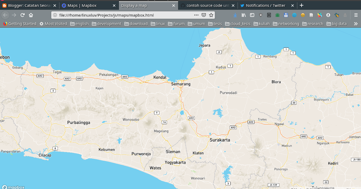 Mapbox : Alternatif Maps API Selain Google Maps
