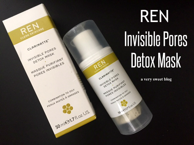 REN Invisible Pores Detox Mask Review | A Very Sweet Blog