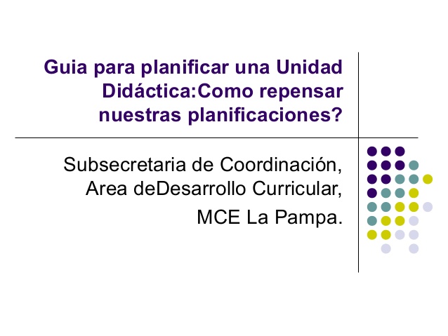 Kids Zone: Guía para planificar una Unidad Didáctica Kids Zone: Guía para planificar una Unidad Didáctica