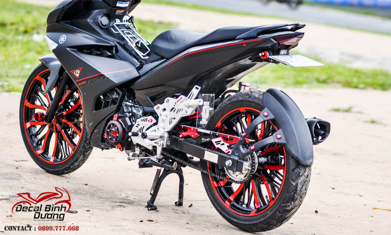 Xe Exciter 150 Đen Nhám Độ Đẹp Dưới 10 triệu - Decal Bình Dương