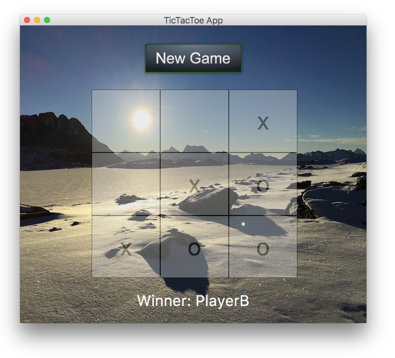 Ladstatt: fx-tictactoe - A TicTacToe App using JavaFX and Scala