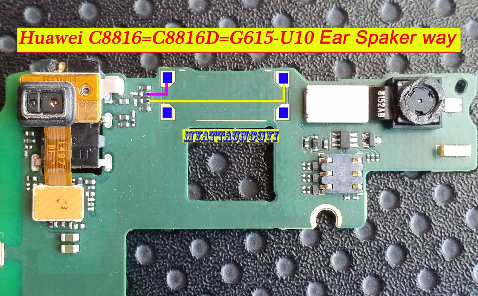 Huawei C8816 , C8816D , G615-U10 Jumper Way | Firmware~~tool ~app နွင့္ ...