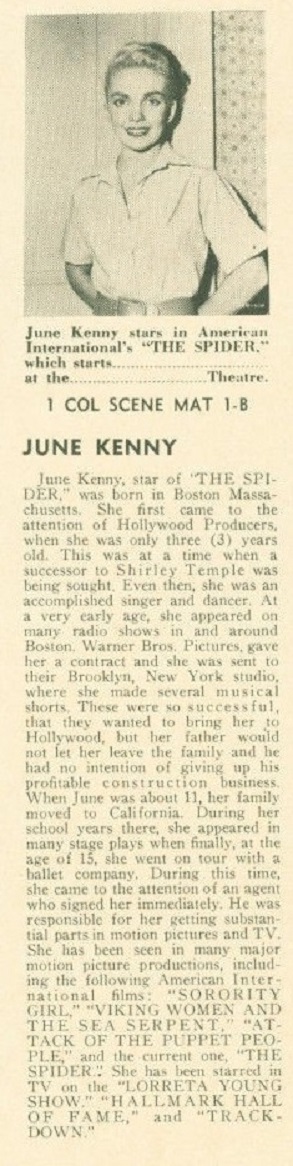 Ominous Octopus Omnibus: June Kenney