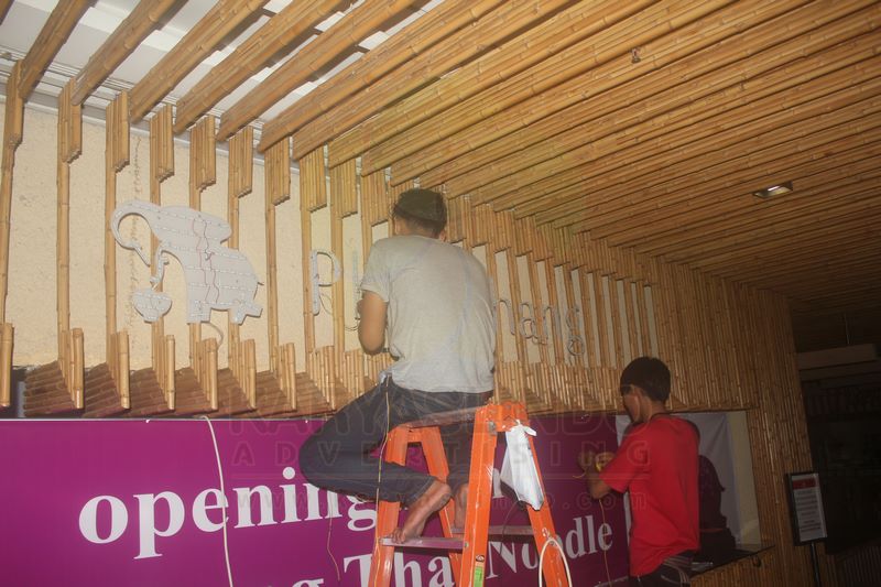 HURUF TIMBUL ACRYLIC + STICKER + LED | PHONCHANG