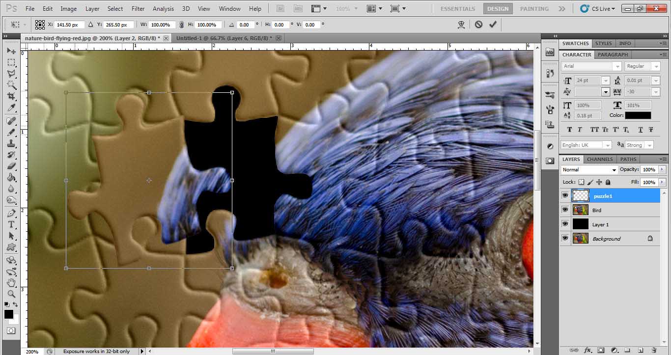 Cara Membuat Foto Effect Puzzle Dengan Photoshop | Hardilist