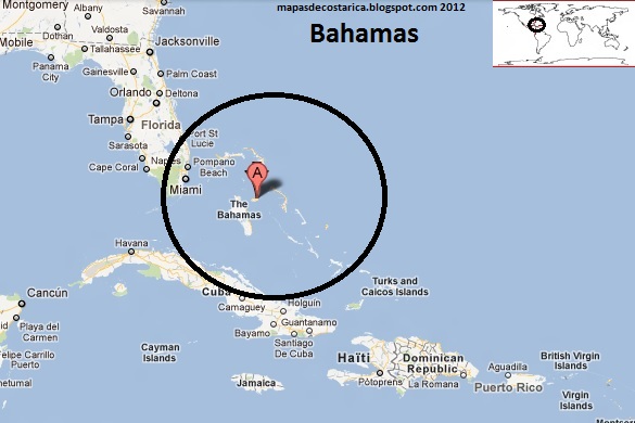 MAPAS DE: BAHAMAS, America