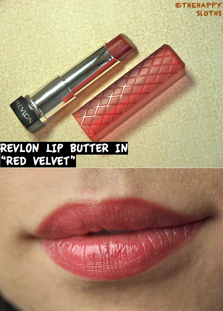 Revlon Lip Butter in "Red Velvet": Review and Swatch | The Happy Sloths ...