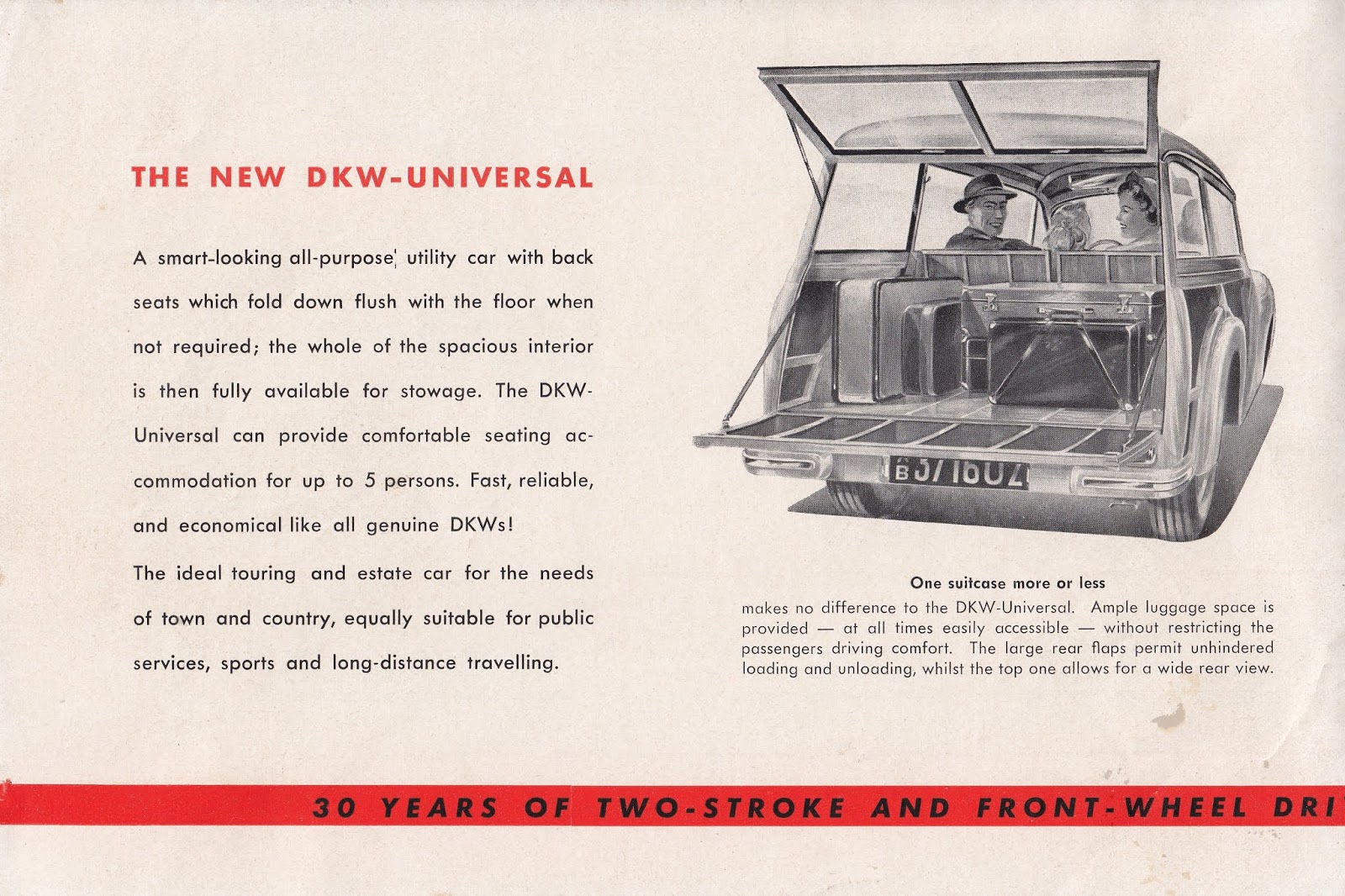 DKW Auto-Union Project: 1951 DKW F89U Meisterklasse Universal