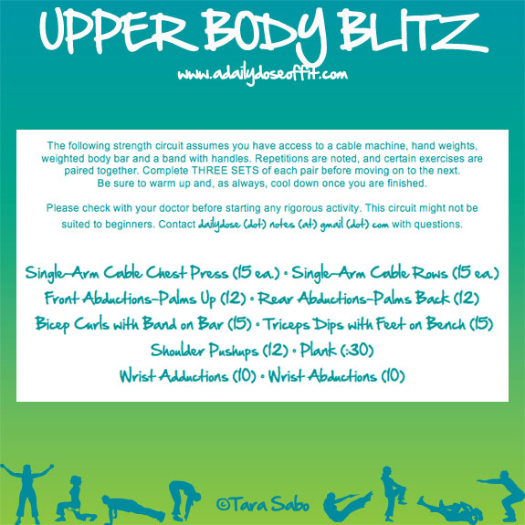 A Daily Dose of Fit: Workout Week: Upper Body Blitz