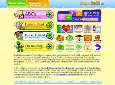 Elementary Teaching Fun: Starfall