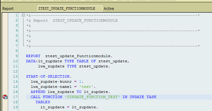 SAP Technical: How to debug a update function module SAP Technical: How to debug a update function module
