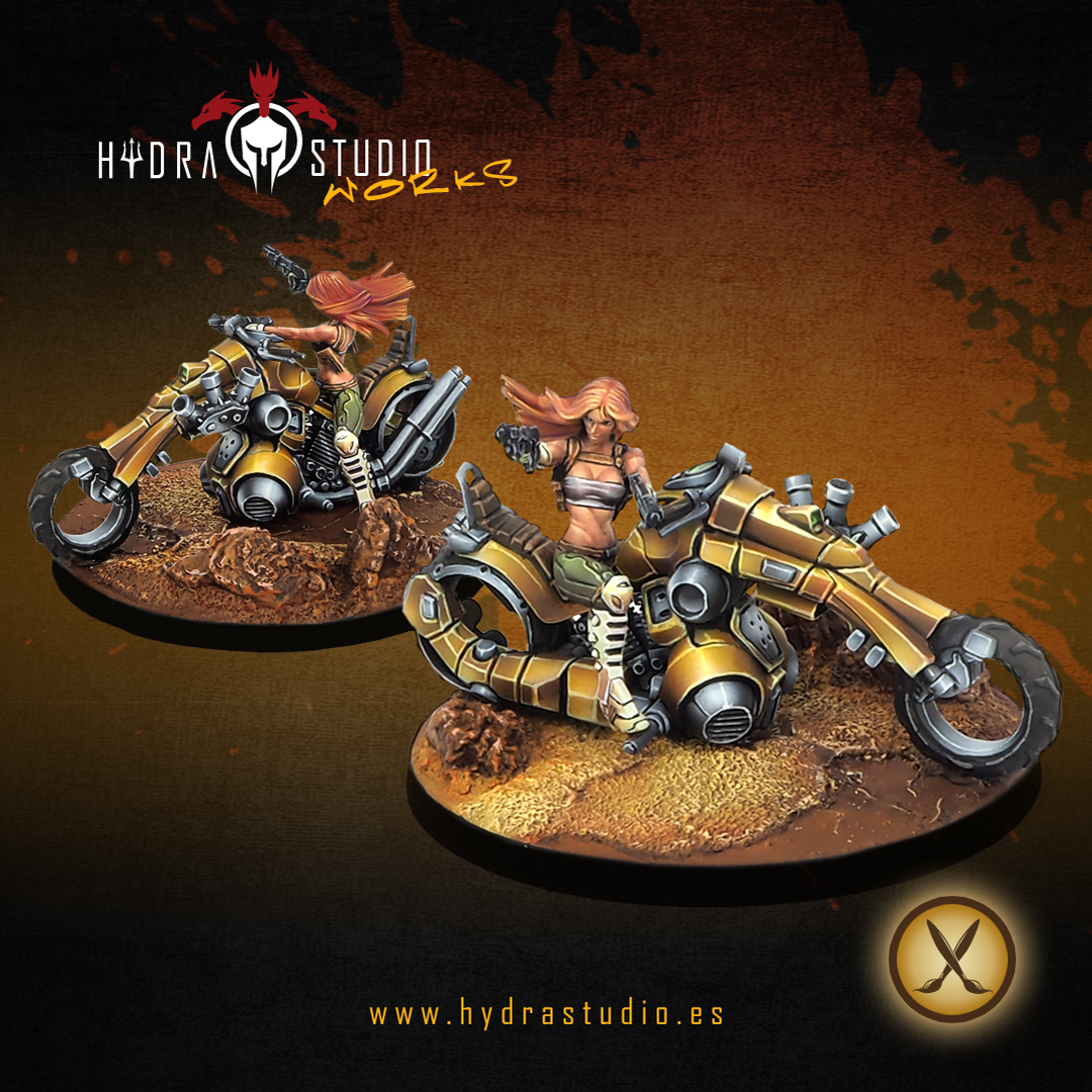 Javier González "Arsies", Miniature Painter: Infinity Haqqislam Bike #1