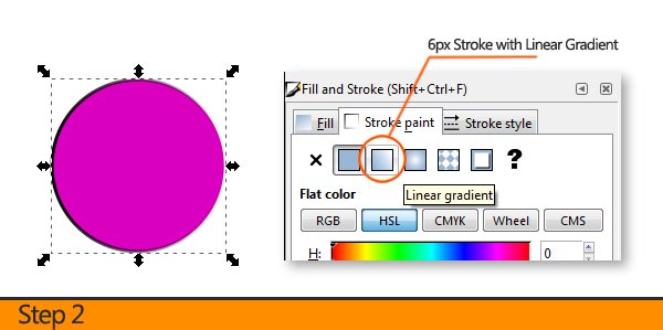 Glassy Shiny Sphere - Inkscape Tutorial | DSIGNOMATIC