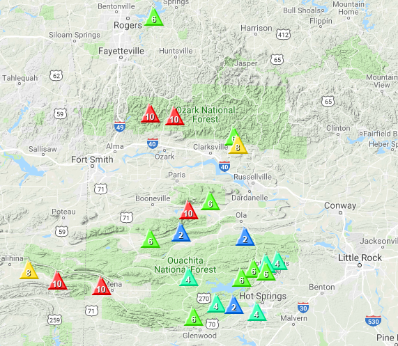 Maps to explain Summits on the Air