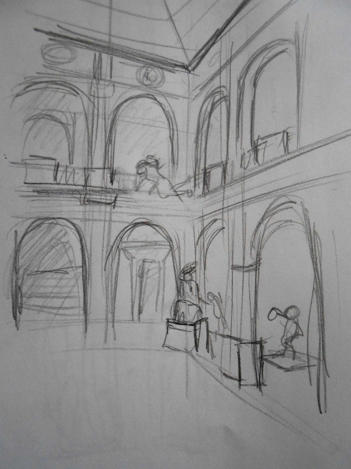 Curso de Ilustración 1 San Carlos 2013: Bocetos - Brenda Castrejón