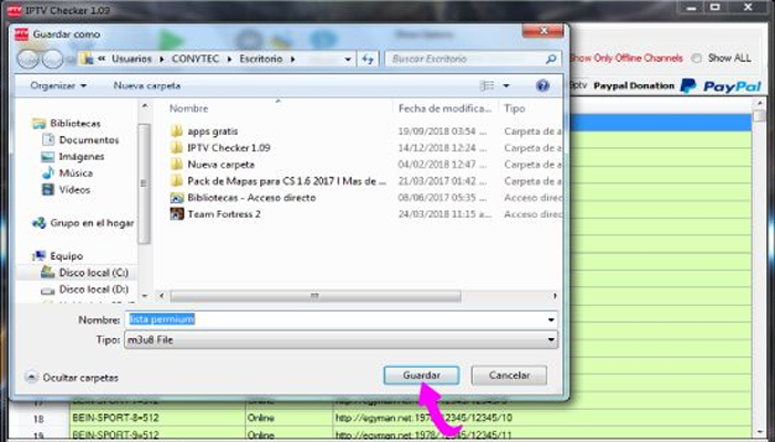 Iptv Checker: Verifica si tus listas M3U Aún funcionan - prueva2