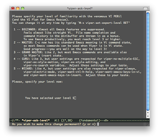 [Emacs] viper-mode - Seorenn SIGSEGV