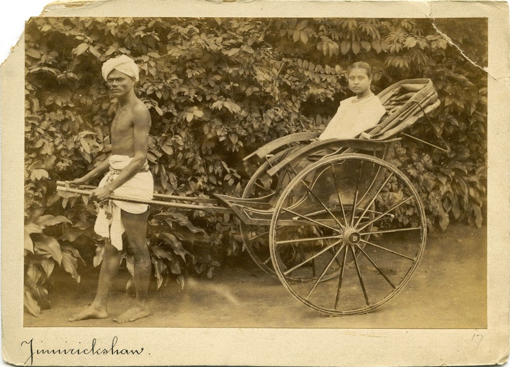 Mole's Genealogy Blog: Jinrickshaw, Natal late 19th early 20th c