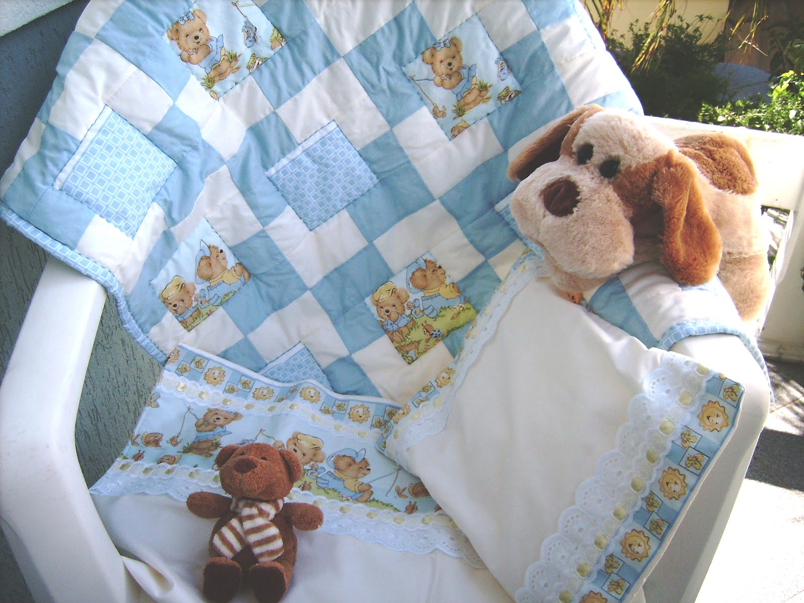 Patchwork da Nena: Colcha de Bebê em patch