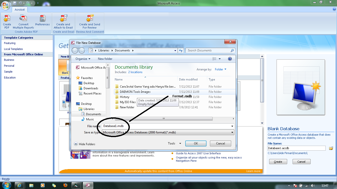 Cara Membuat Form Login Di Visual Basic 6.0 dan MS.Access - Ade Firman Blog