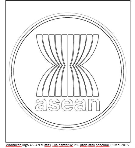 Cara Menggambar Lambang Asean Sketsa Gambar Logo Asean Gudang Sketsa ...