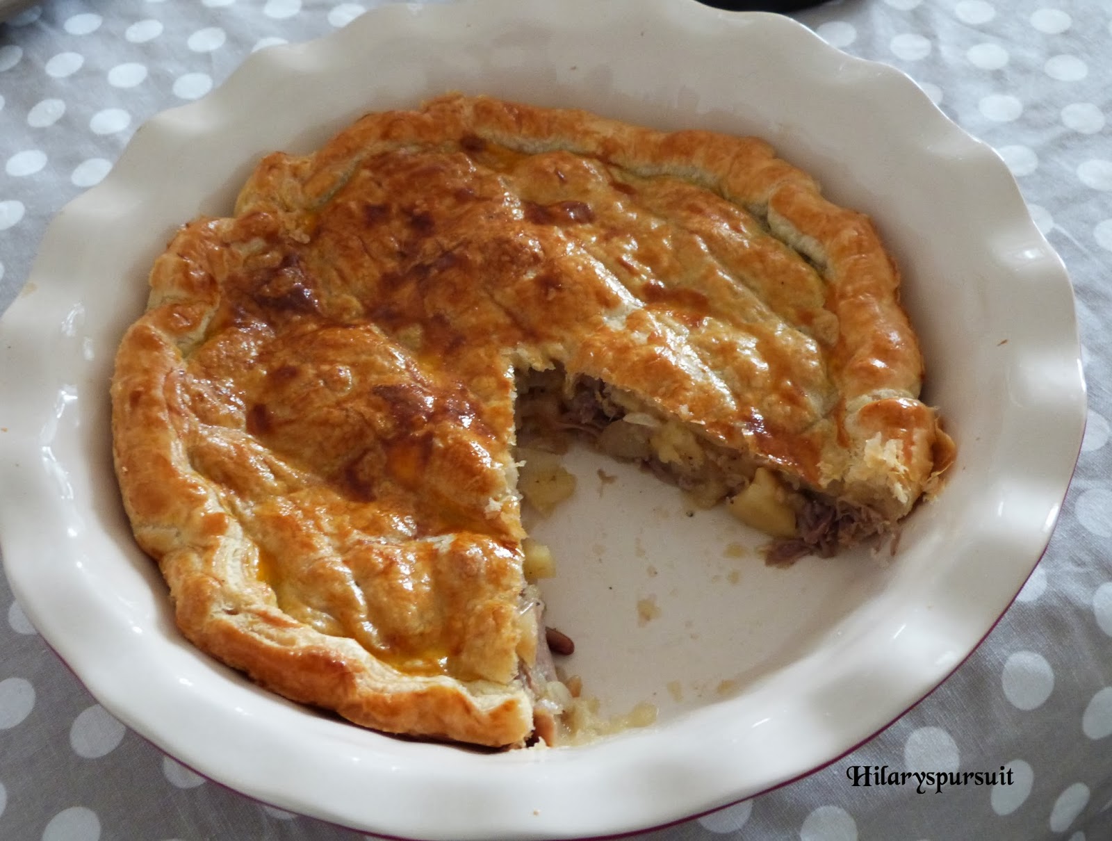 Dans la cuisine d'Hilary: Tourte au confit de canard et aux pommes ...