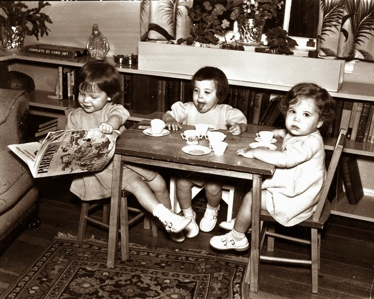 Vintage Photos of Children Enjoying Tea Parties ~ Vintage Everyday